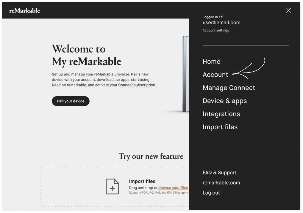 About my.remarkable.com
