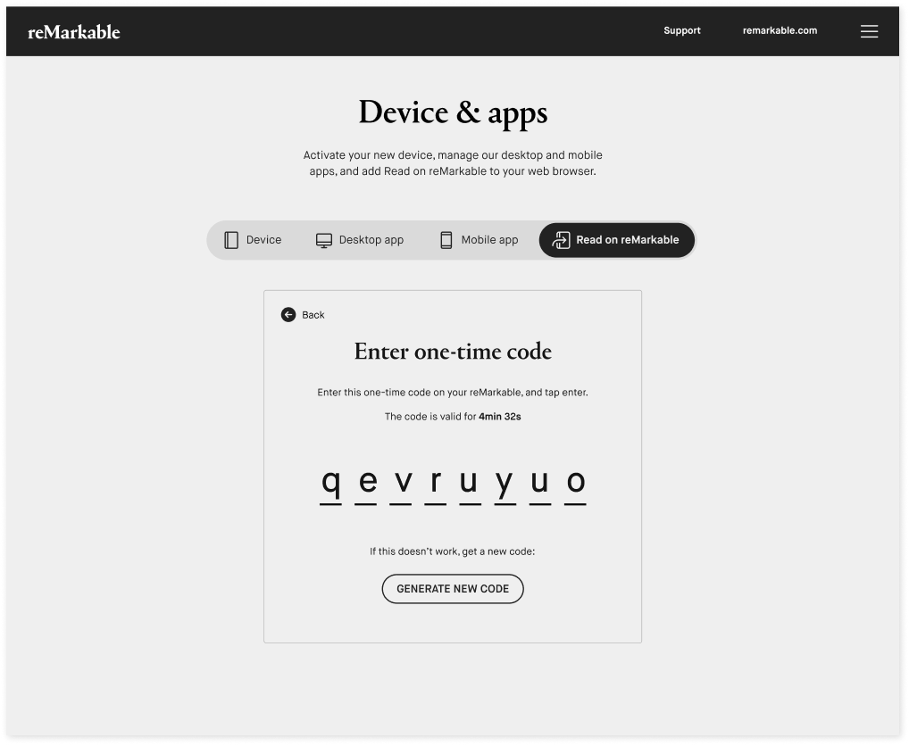 Read on reMarkable - Google Chrome Extension
